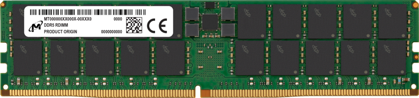 Ram Micron ECC RDIMM 128GB 5600 MHz DDR5 – MTC40F2047S1RC56BB2R - 5sc.vn